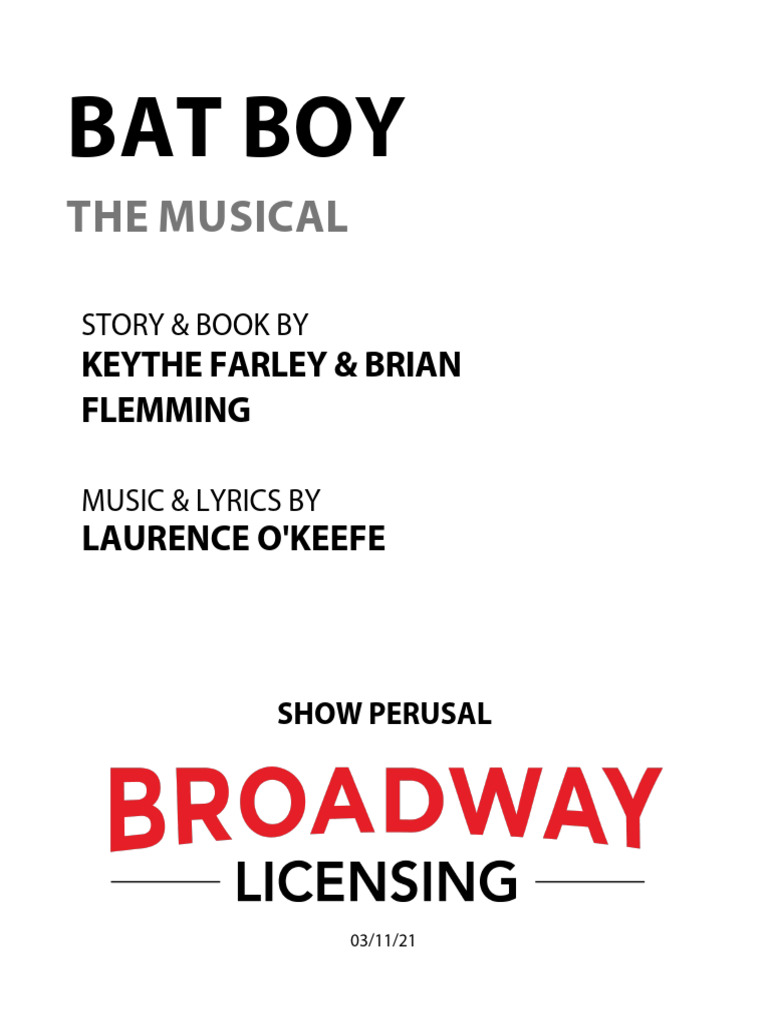 Bat Boy Script | PDF