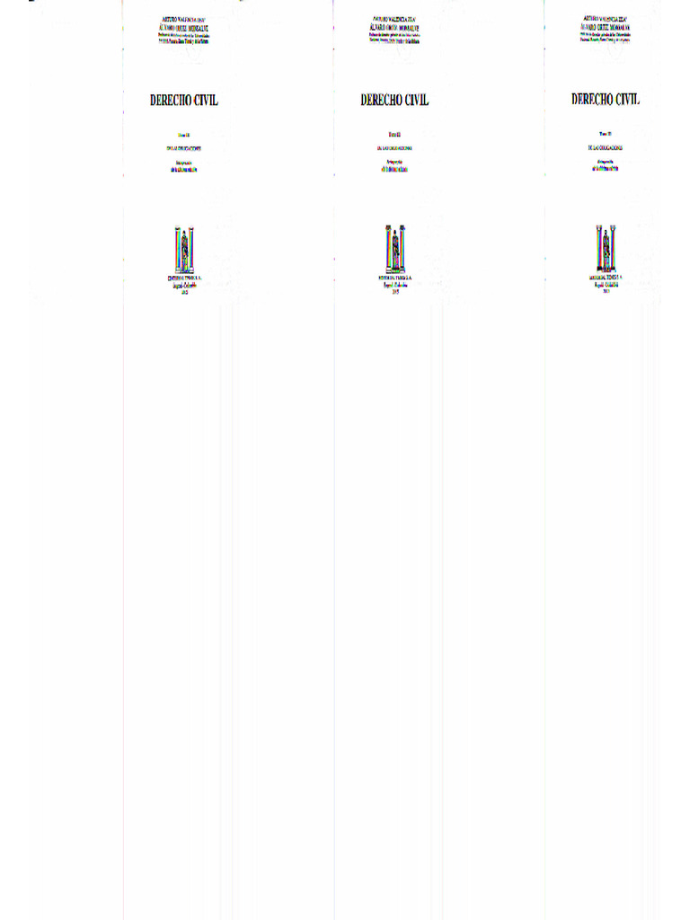 Ilide - Info Valencia Zea A Ortiz Monsalve A 2015 Derecho Civil Tomo 3 de Las Oblig PR | PDF