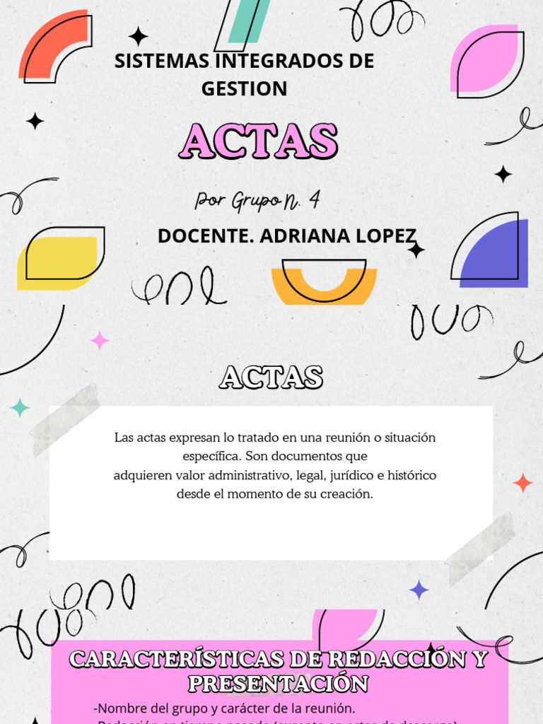 Guía para Redacción de Actas Efectivas | PDF