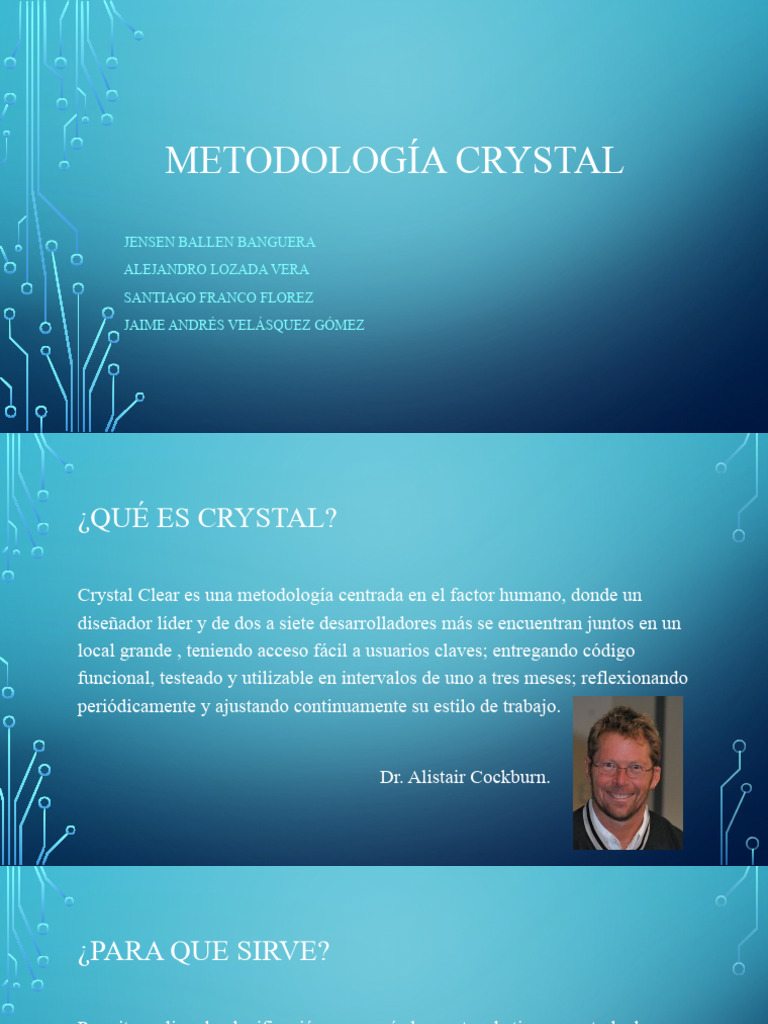 Metodología Crystal | PDF | Informática