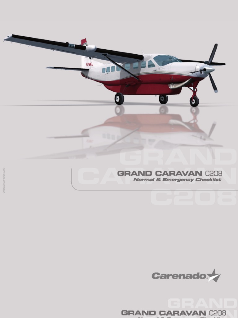 C208 Caravan Normal & Emergency Checklist | PDF | Aviation Safety ...