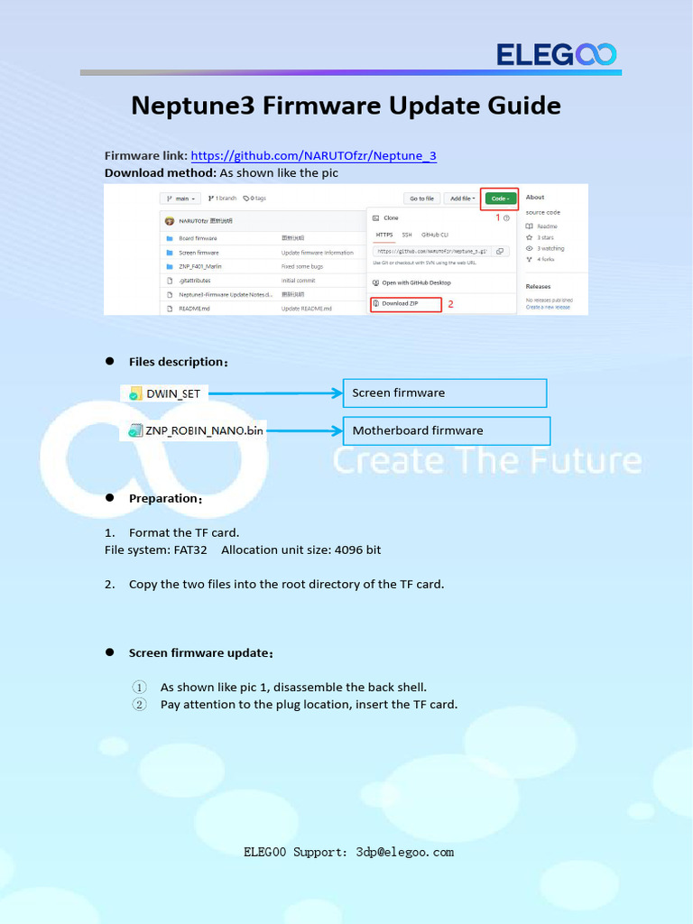 Neptune3-Firmware Update Notes | PDF | Booting | Computer Architecture