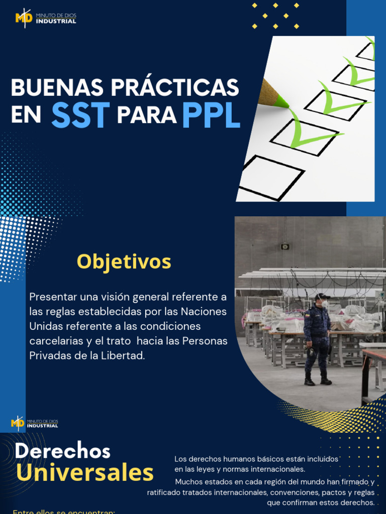 Buenas Prácticas en SST para PPL | PDF | Dignidad | Higiene