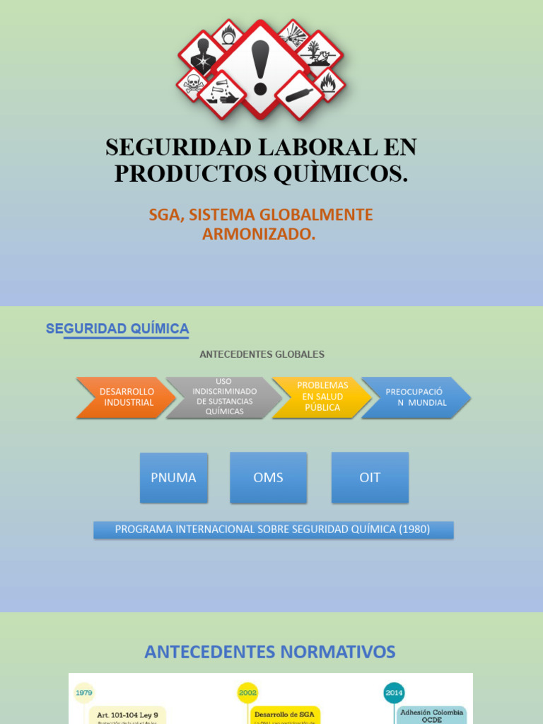 Diapositivas SGA | PDF | Toxicidad | Sustancias químicas