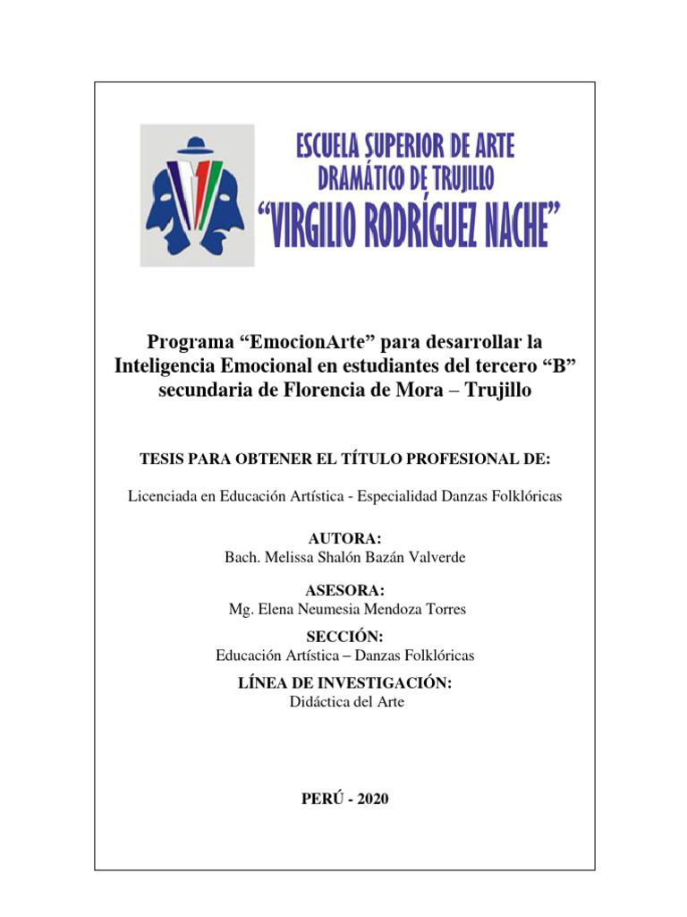 EmocionArte: Inteligencia Emocional en Danza | PDF | Inteligencia ...