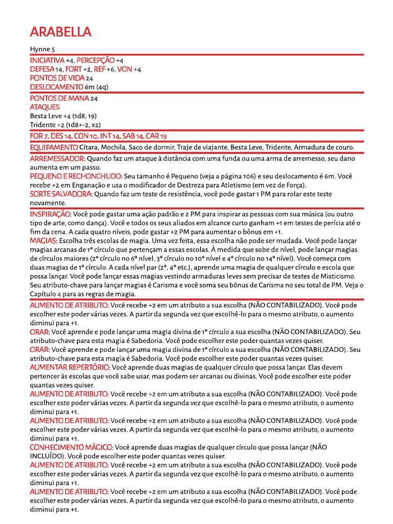 Arabella Thynie A Bela | PDF