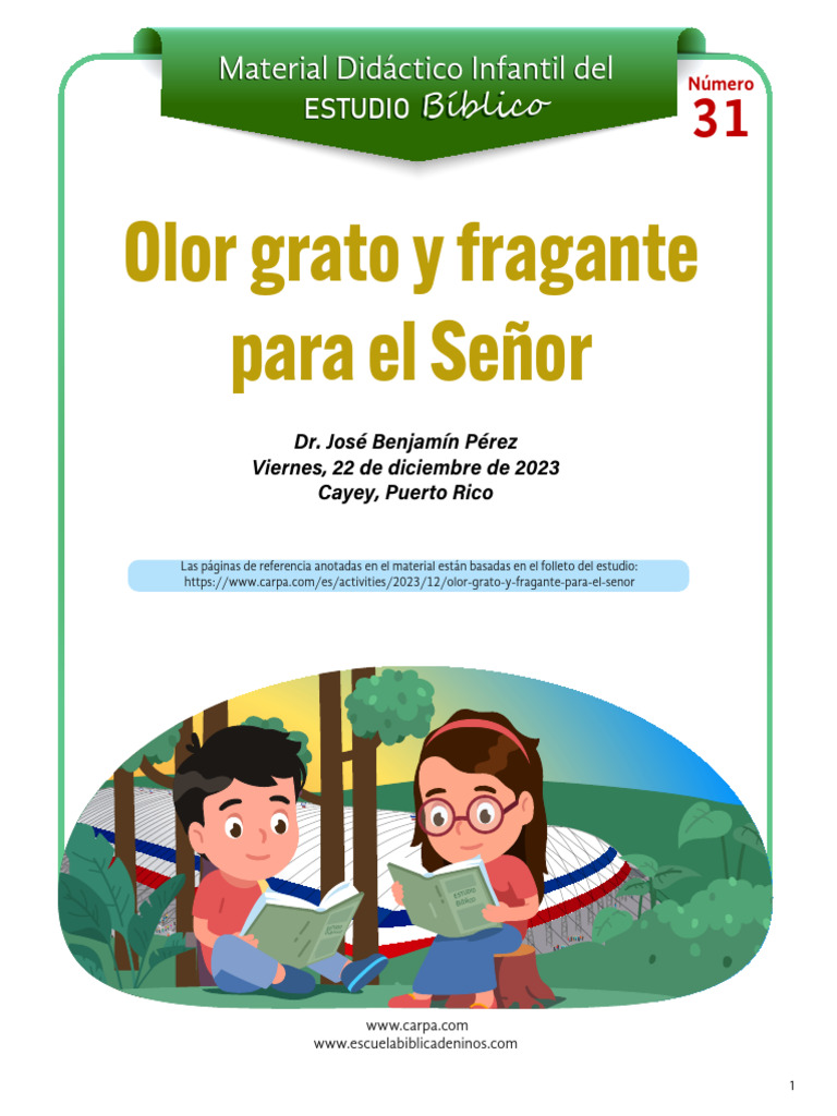 MD31 Olor Grato y Fragante para El Senor | PDF