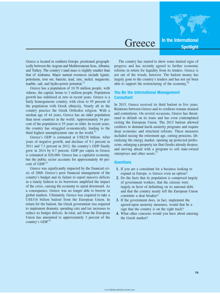 Greece Case | Download Free PDF | Greece | Economies
