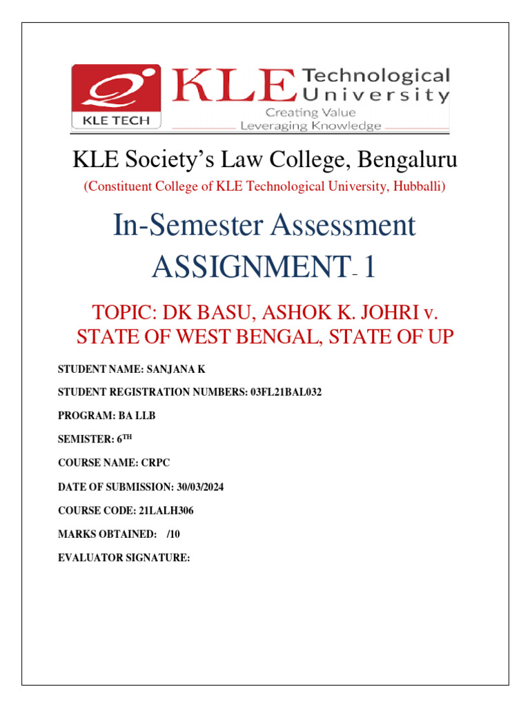 Sanjana | PDF | Arrest | Detention (Imprisonment)