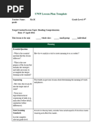 Semi Detailed Lesson Plan Template | PDF | Lesson Plan | Learning