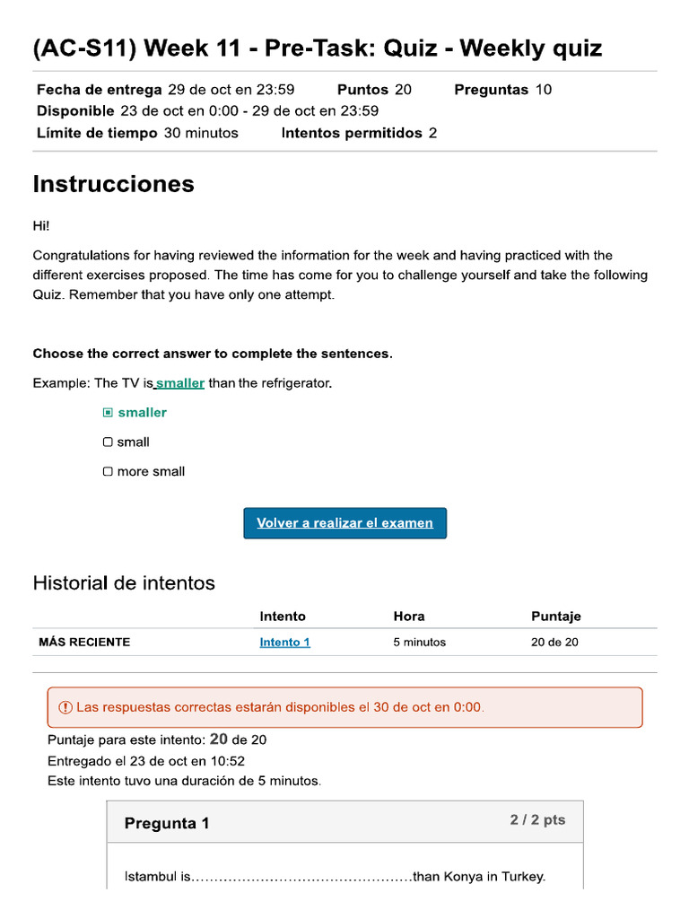 (AC-S11) Week 11 - Pre-Task Quiz - Weekly Quiz | PDF