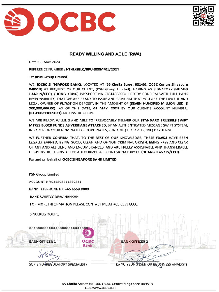 Ocbc - 1 | PDF