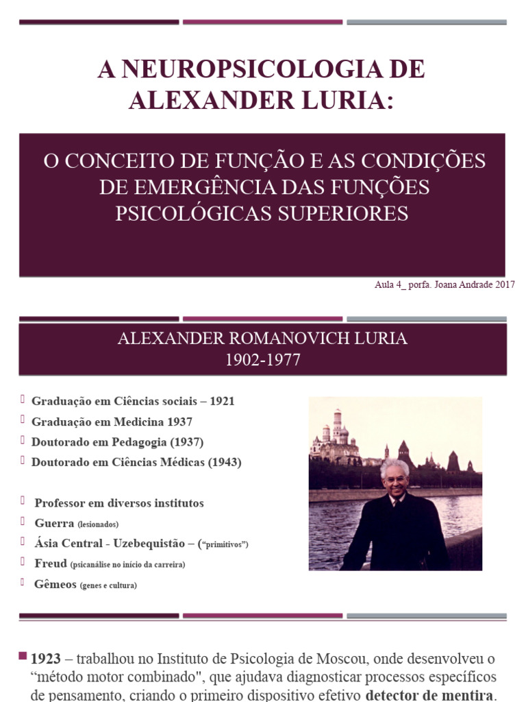 Usp Luria 2 | PDF | Psicologia | Neurociência