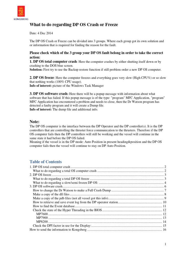 What To Do Regarding K-Pos OS Stop or Freeze | Download Free PDF | Computer File | Operating System