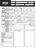 Obojima Character Sheet With Art | PDF | Role Playing Games