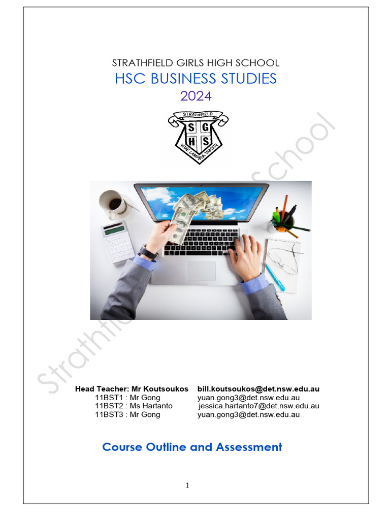 Stage 6 HSC Business Studies Assessment Booklet 2024 | PDF | Employment | Argument