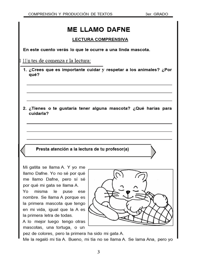 Lecturas Para El Tercer Grado De Primaria Pdf Alimentos Cocina