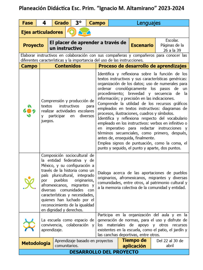 3er Grado Marzo - 05 El Placer de Aprender A Través de Un Instructivo ... 3er Grado Marzo - 05 El Placer de Aprender A Través de Un Instructivo ...