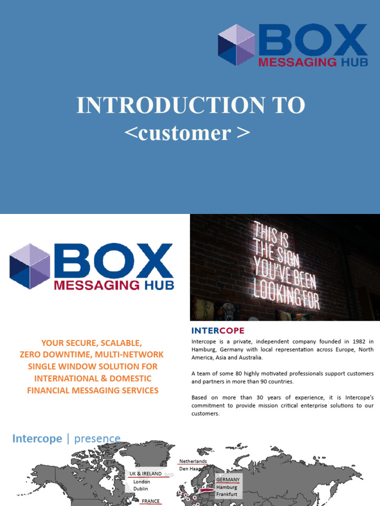 Intercope Box Product - Presentation v1.0 | PDF | Databases | Ibm Db2