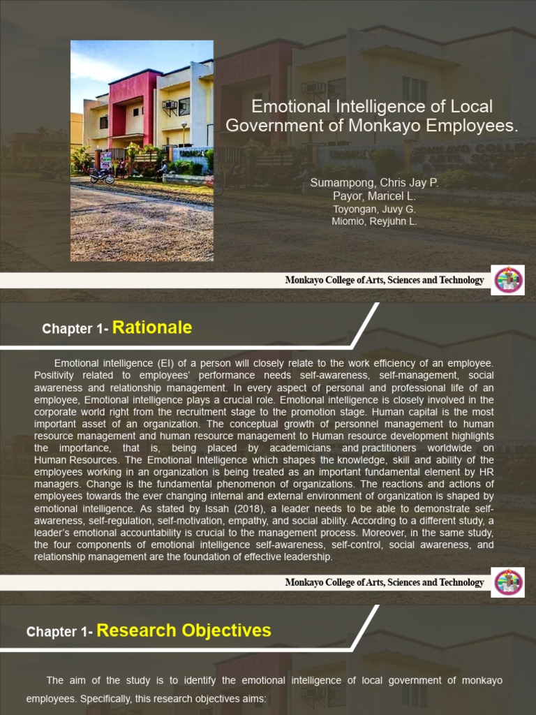Thesis Writing | PDF | Emotional Intelligence | Intelligence