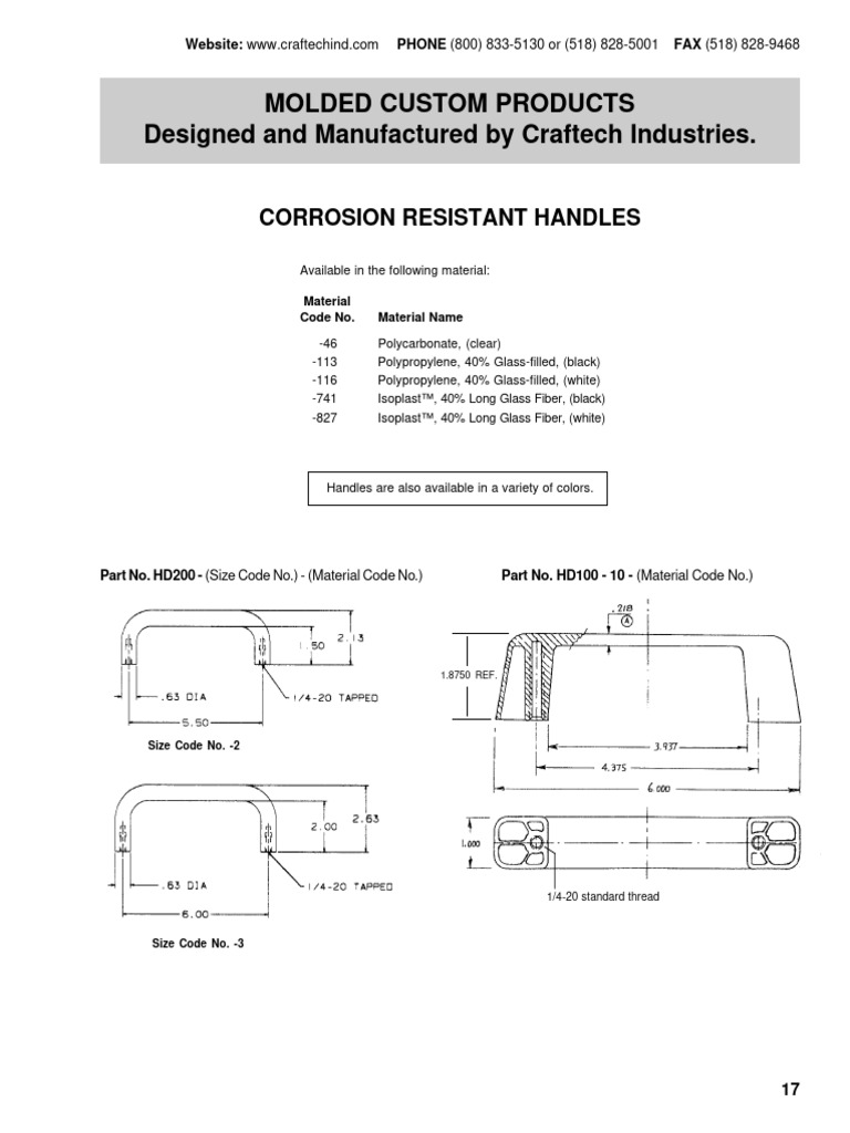 Craftech Catalog | PDF | Fiberglass | Dielectric
