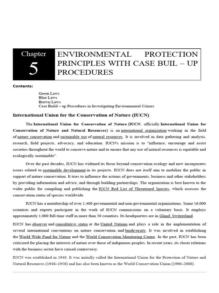 CDI 329 Chapter 5 | Download Free PDF | International Union For ...