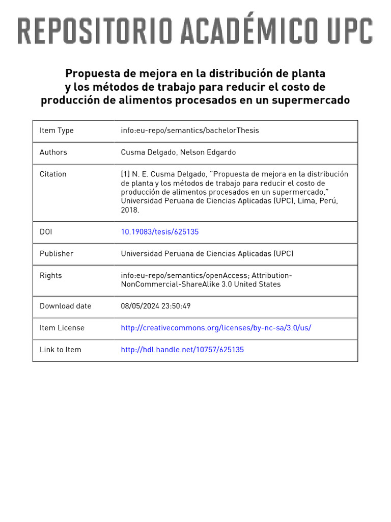 CUSMA_DN | PDF | Lean Manufacturing | Calidad (comercial)