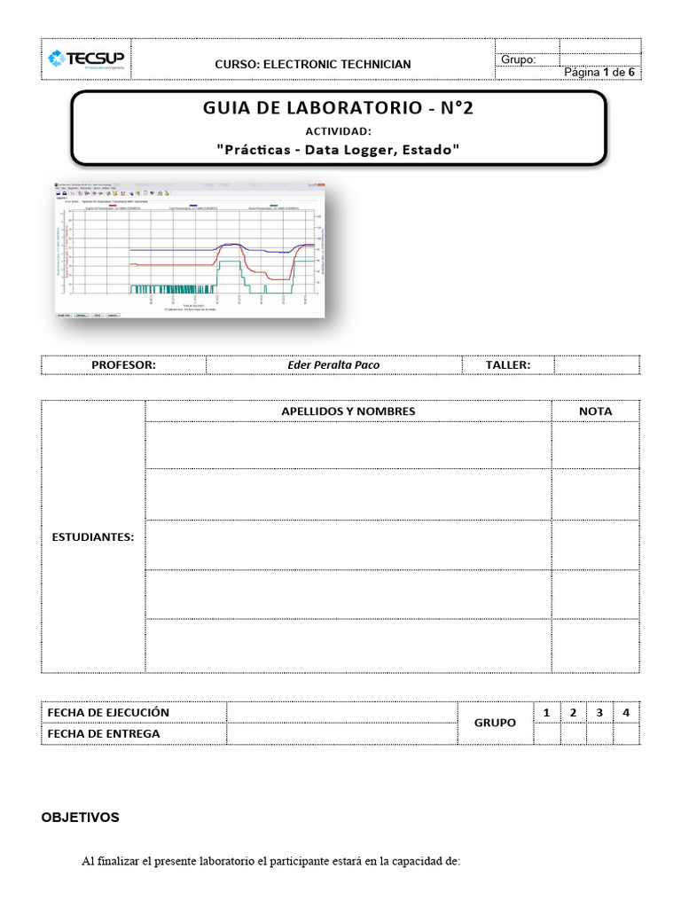 Guía de Taller 2 Data Logger, Estado | PDF