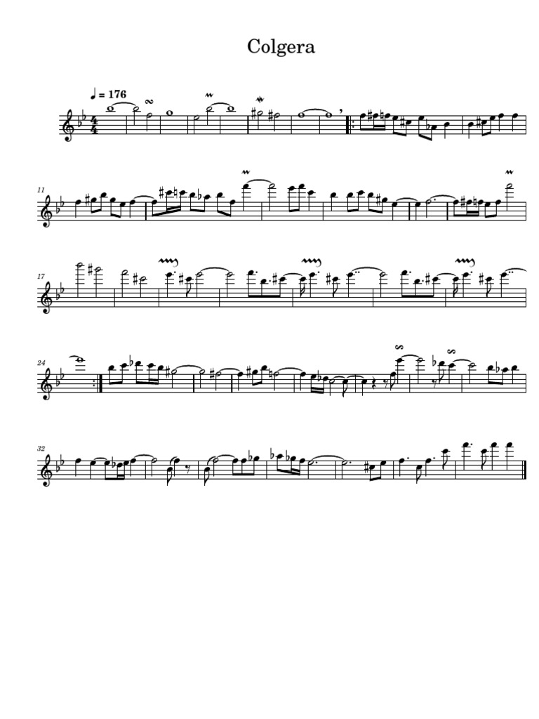 Colgera Clarinet | PDF