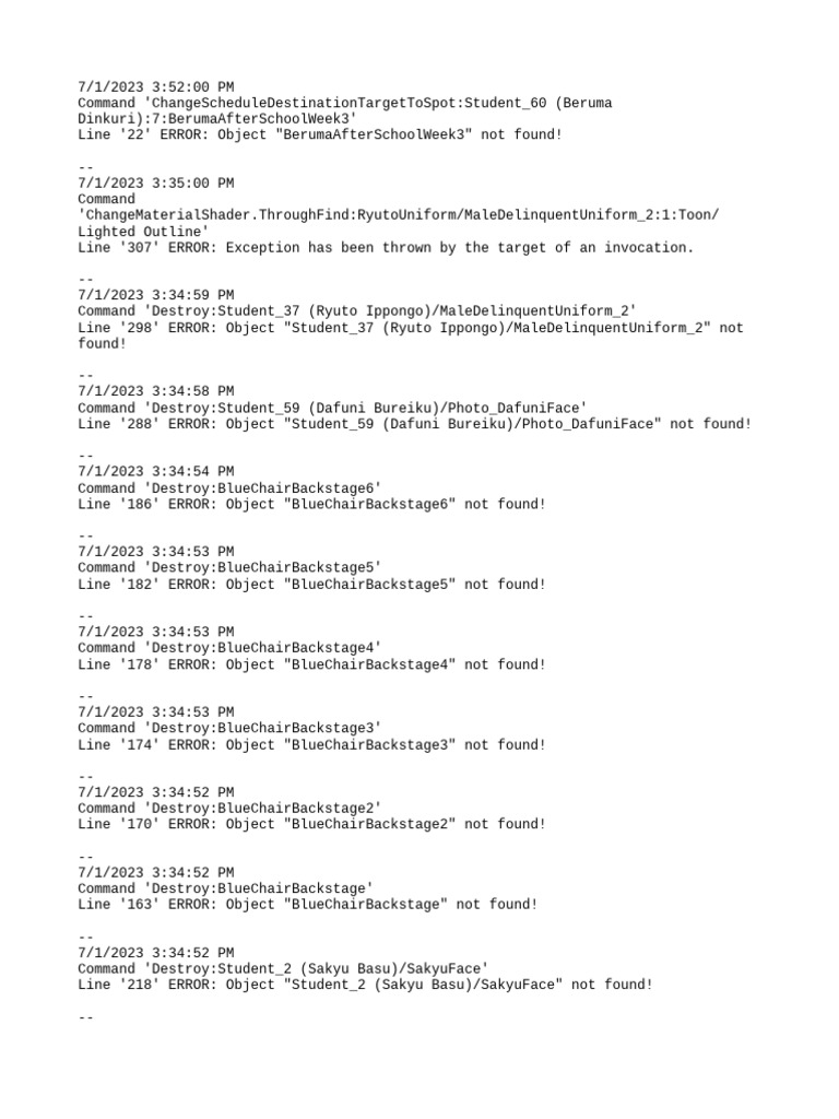 Cutscene Error | PDF | Software Engineering | Computer Programming