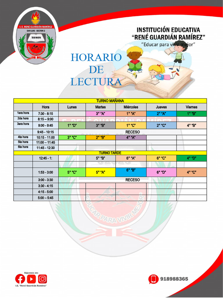 Horario de Lectura | PDF