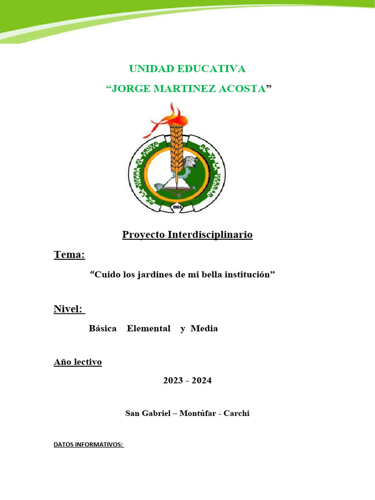 Proyecto Jardineria | Descargar gratis PDF | Suelo | Caliza