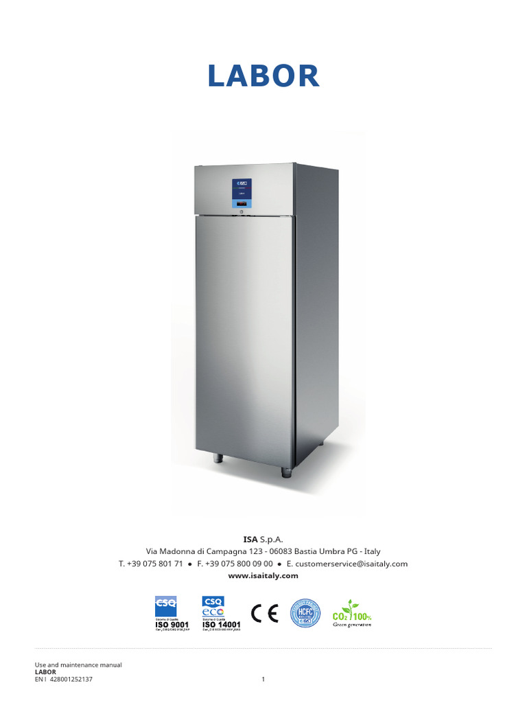 Isa Labor User Guide Manual en 428001252137 | PDF | Ac Power Plugs And Sockets | Power Supply