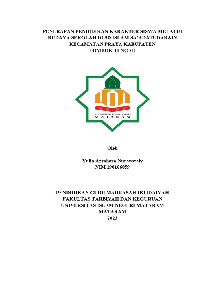 Bismillah Skripsi Zara (Finally Done) 12 | PDF