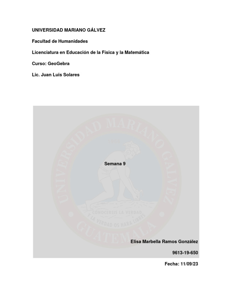 Tar 9 G | PDF | Matriz (Matemáticas) | Vector Euclidiano