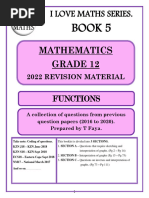Grade 12 Functions and Graphs | PDF | Teaching Mathematics
