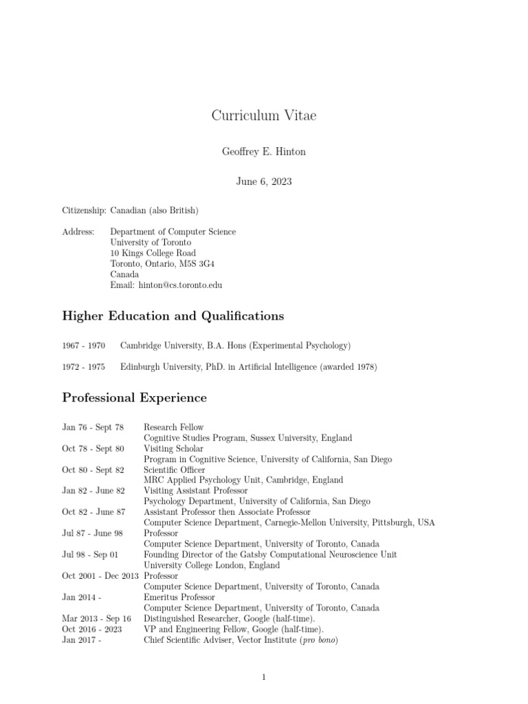 CV - Used | PDF | Artificial Neural Network | Machine Learning