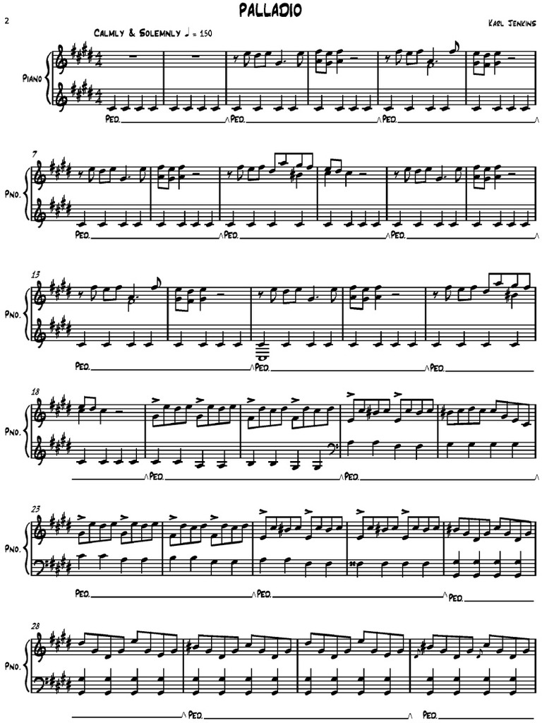 Karl Jenkins Palladio v2 | PDF