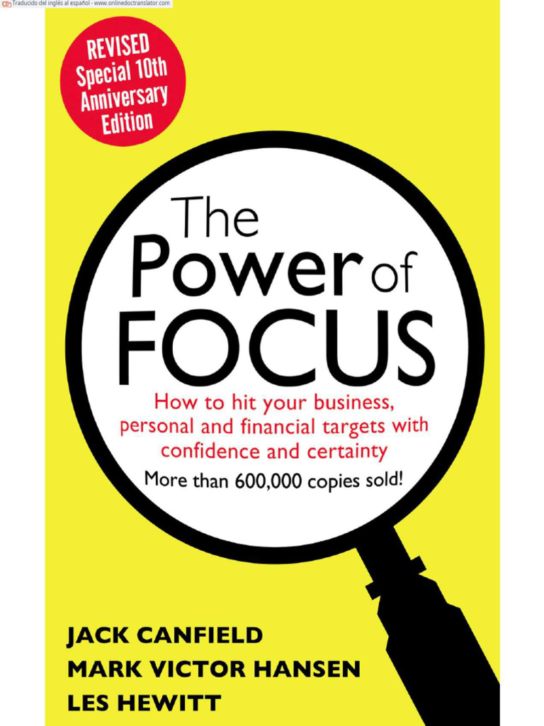 El Poder Del Enfoque - Jack Canfield y Mark Victor Hansen | PDF ...