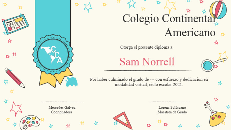 Diploma Virtual 2021 Sam Norrell | PDF