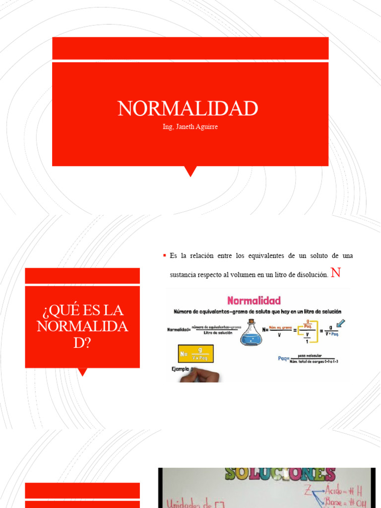 Normalidad Formulas y Ejercicios 3ero Agro | PDF | Hidróxido ...