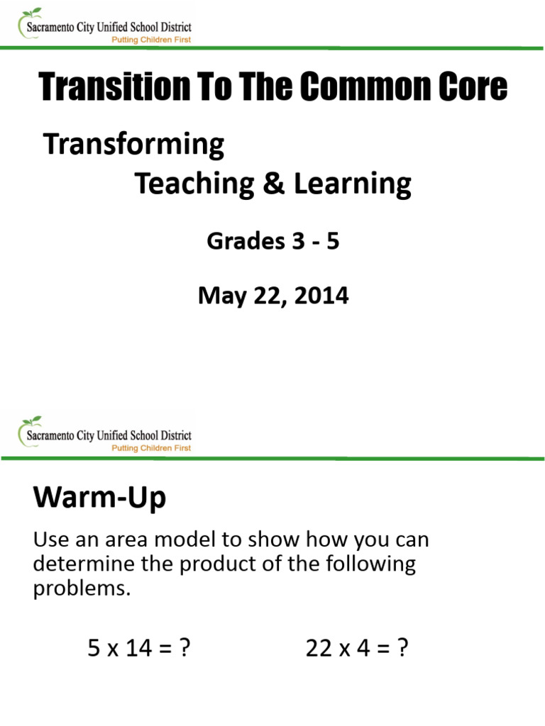 3 5 PPT | PDF | Multiplication | Curriculum