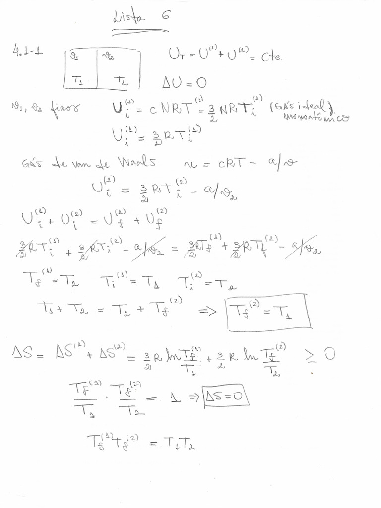 Gabarito Tarefa 6 | PDF