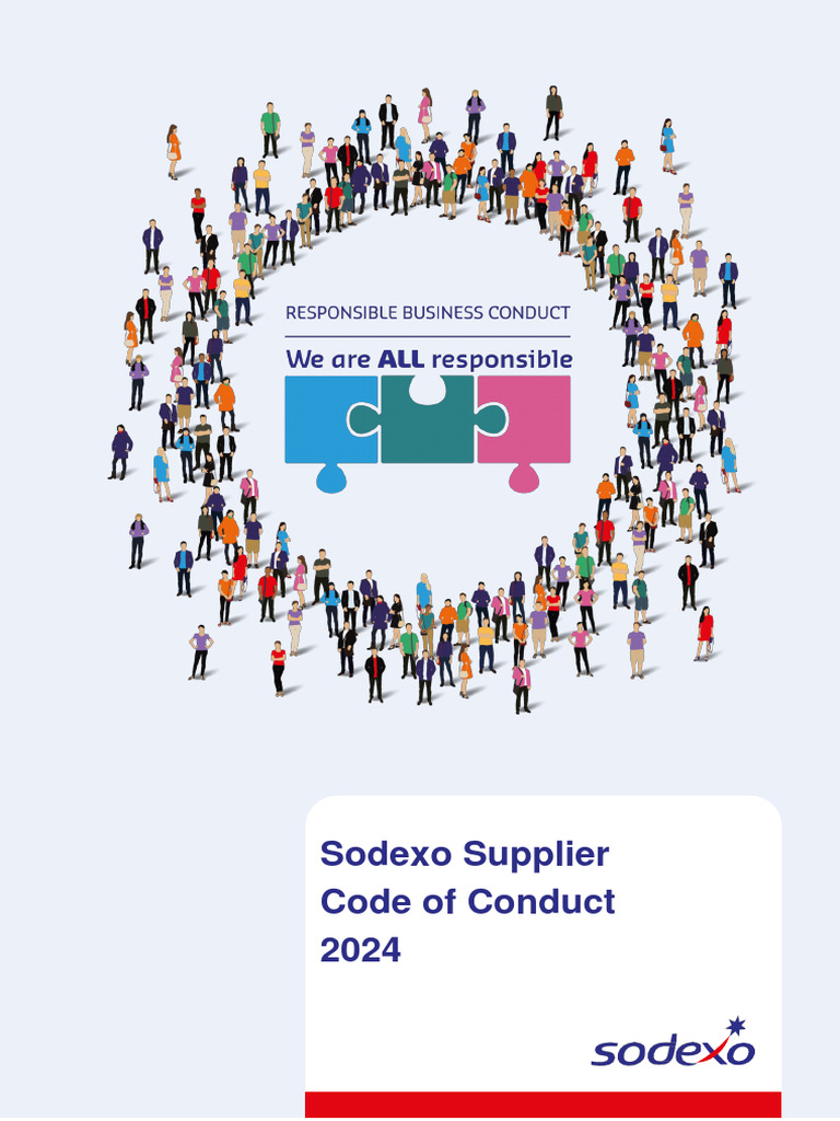Sodexo Supplier Code of Conduct 2024 en | PDF | Supply Chain | Employment