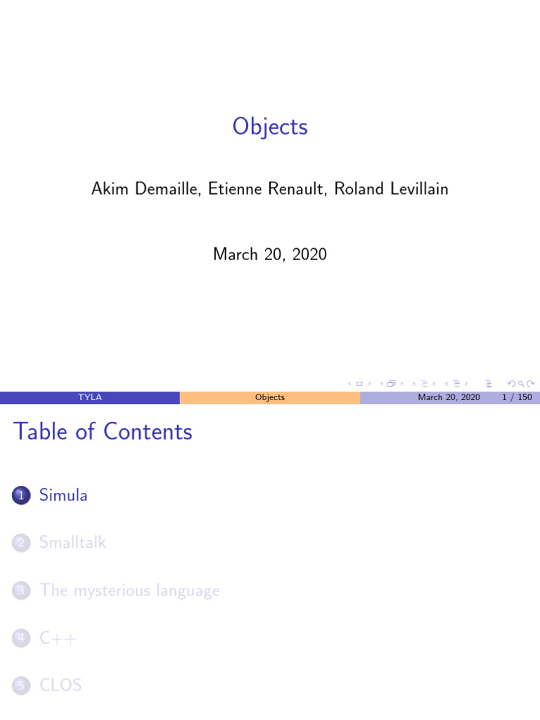 04-object | PDF | Object Oriented Programming | Object (Computer Science)
