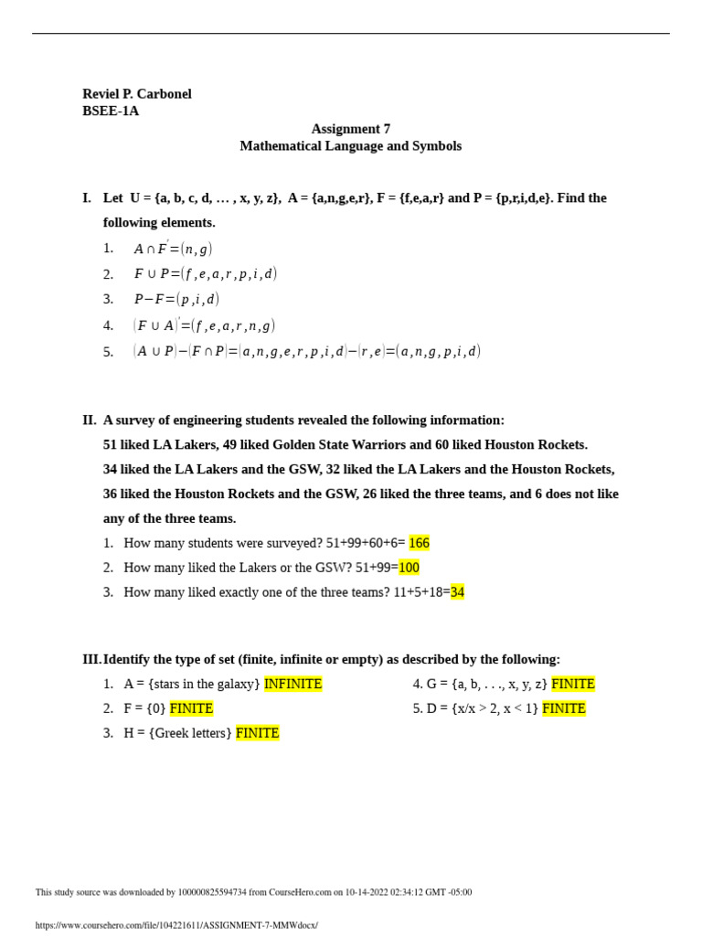 Assignment 7 MMW | PDF | Mathematical Logic | Mathematical Concepts