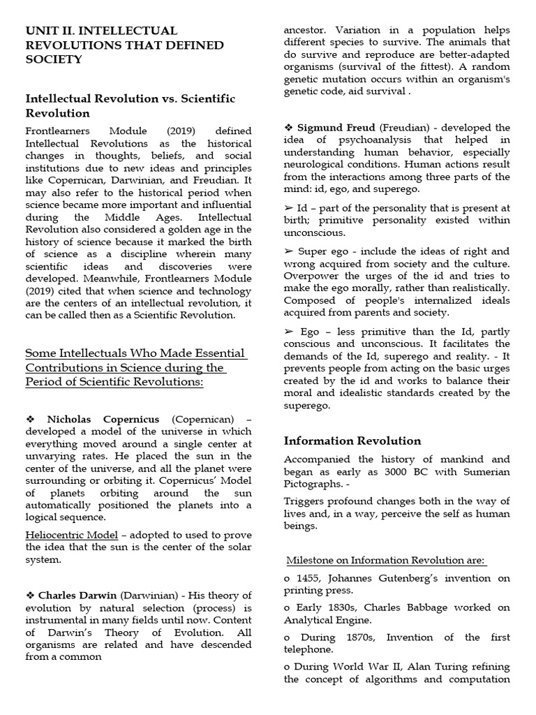Sts Unit Iiiiii | PDF | Id | Science