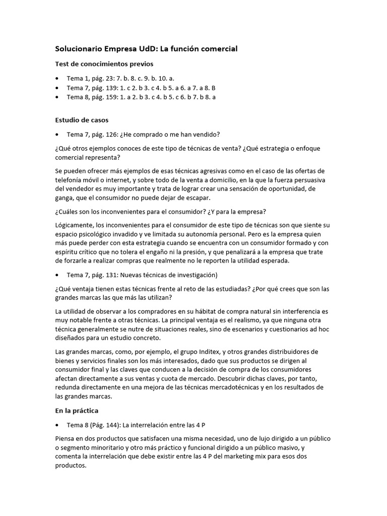 Sol Empresa Ud D | PDF | Marketing | Mercado (economía)