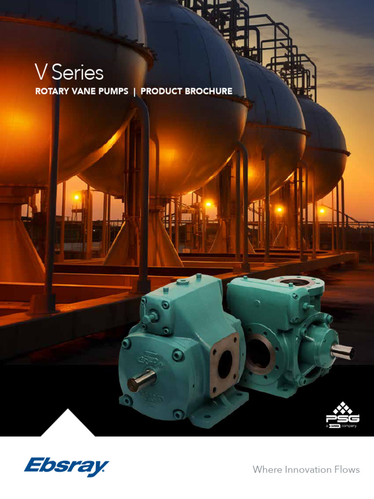 23 EBRY 0251 Ebsray V Series Vane Pump - Brochure - WEB | PDF | Pump ...