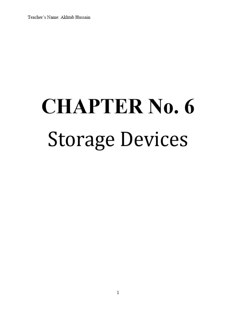 Chapter 6 - Memory and Data Storage | PDF | Random Access Memory | Computer Data Storage